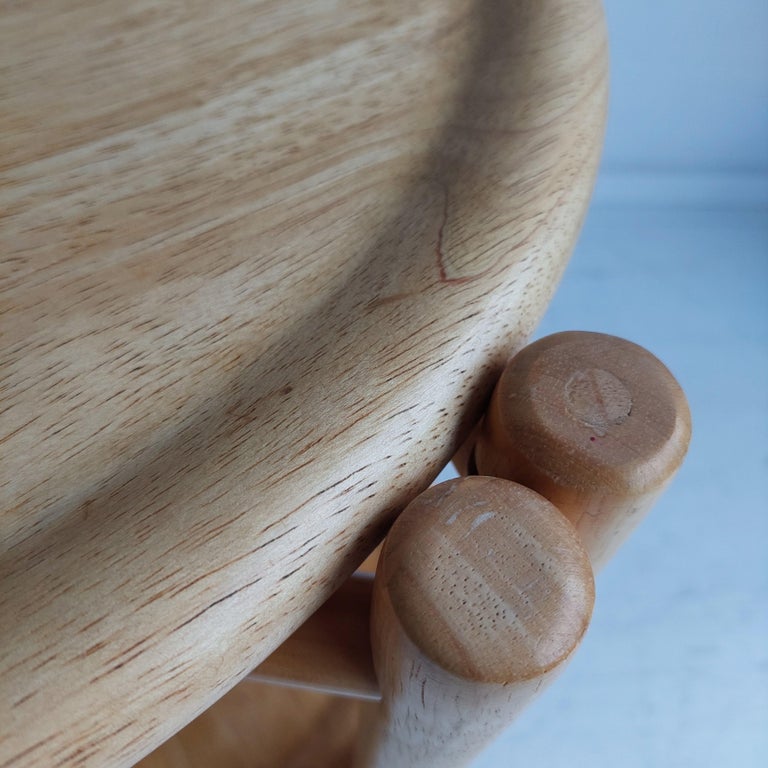 Mid-Century Dansk Jens Quistgaard Danish 2-Tier Round Trolley Lazy ...