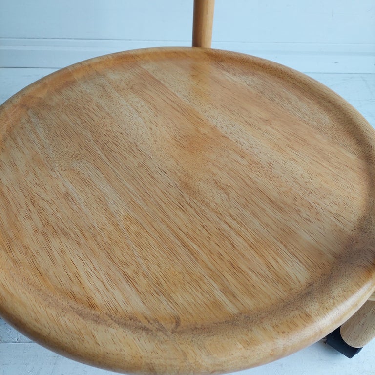 Mid-Century Dansk Jens Quistgaard Danish 2-Tier Round Trolley Lazy ...