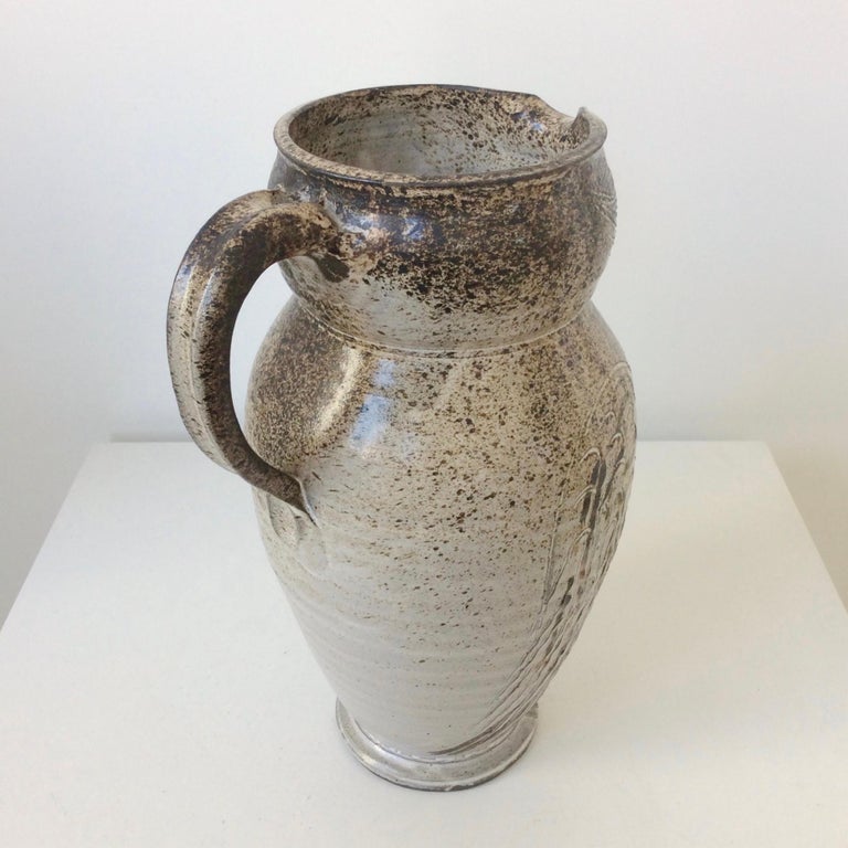 Mid-Century Decorative Owl Ceramic Jug, Signed, circa 1960 For Sale at ...
