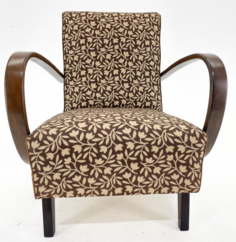 Midcentury Design Armchair by Jindrich Halabala, 1950s For Sale at 1stDibs