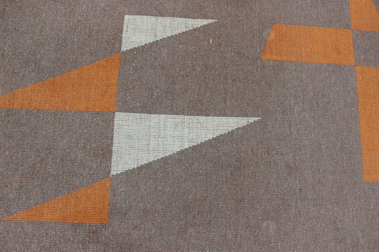 Midcentury Design Geometric Carpet or Rug For Sale at 1stDibs ...