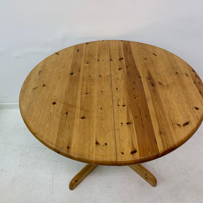 Midcentury Design Pine Wood Extendable Dining Table, 1970s For Sale at ...