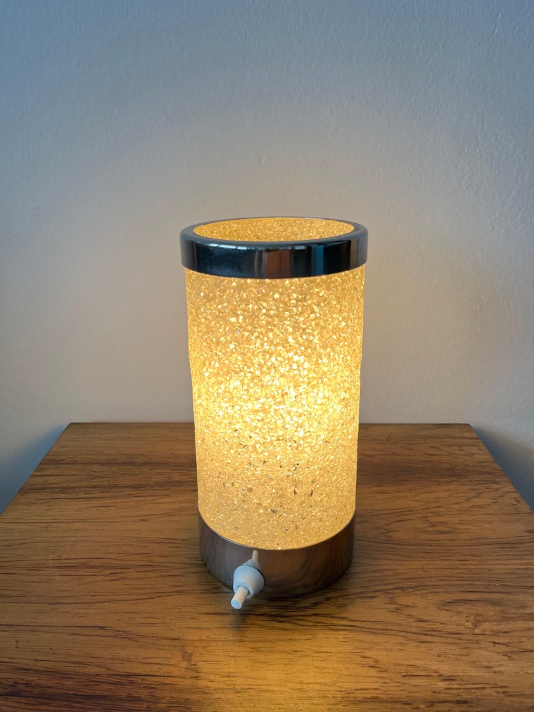 Midcentury Design Plastic and Chrome Table Lamp by Aka, Germany, 1960s ...