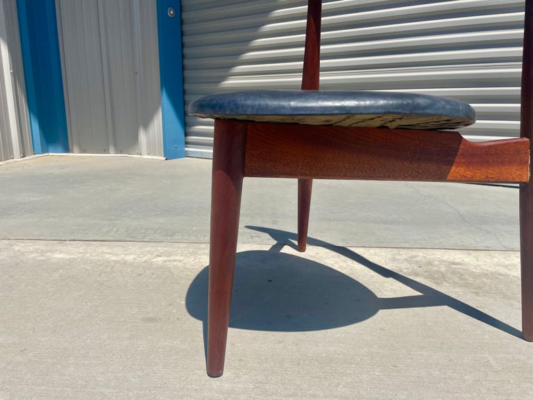 Mid Century Diamond Shape Chairs For Sale at 1stDibs