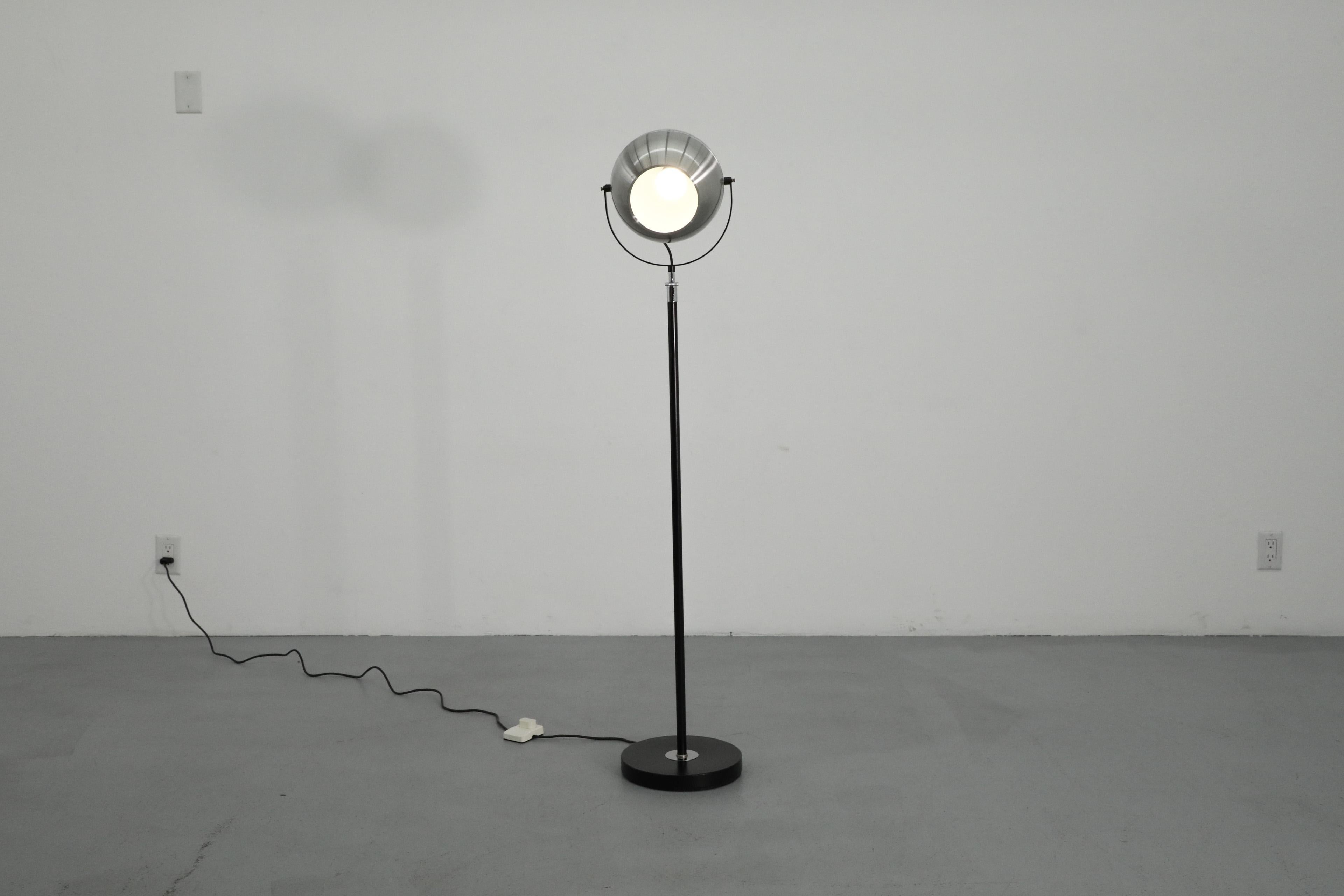 Mid-Century Dijkstra Standing Extendable Globe Spot Lamp in Chrome and ...