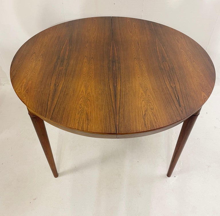 Mid-Century Dining Table with 1 Extension by Severin Hansen, Denmark ...