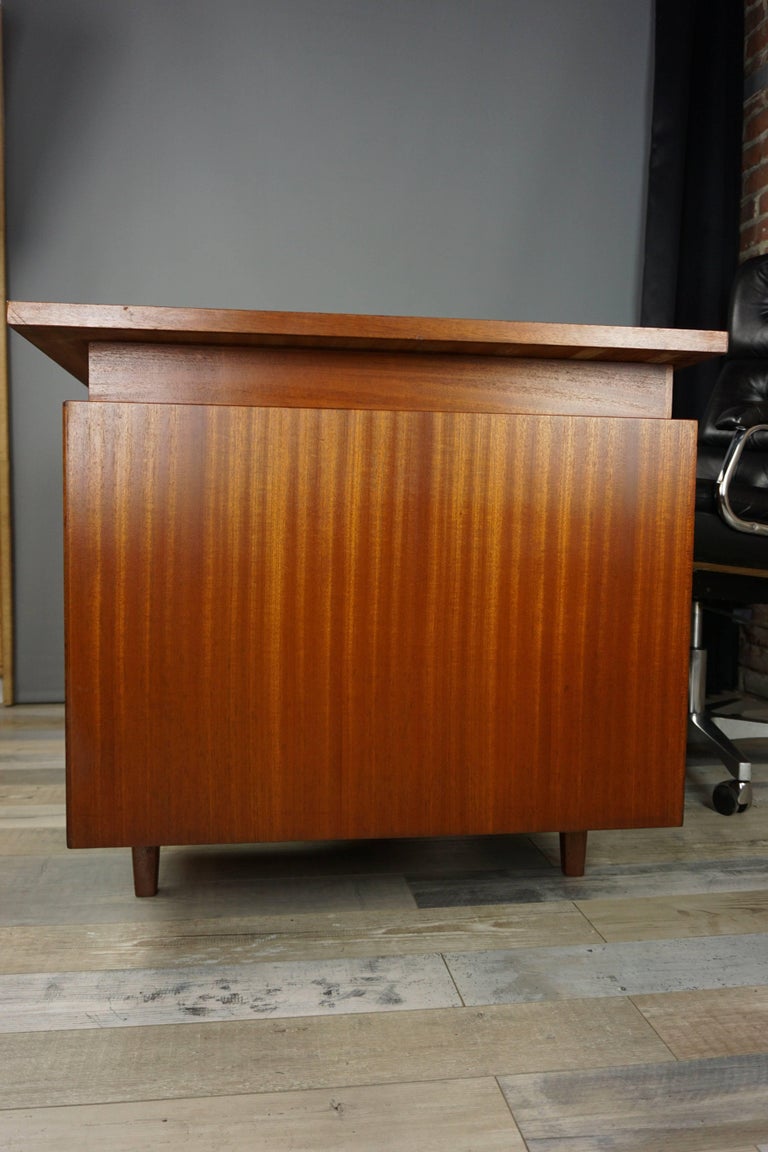 Midcentury Dutch Design "Burwood" Executive Desk at 1stDibs