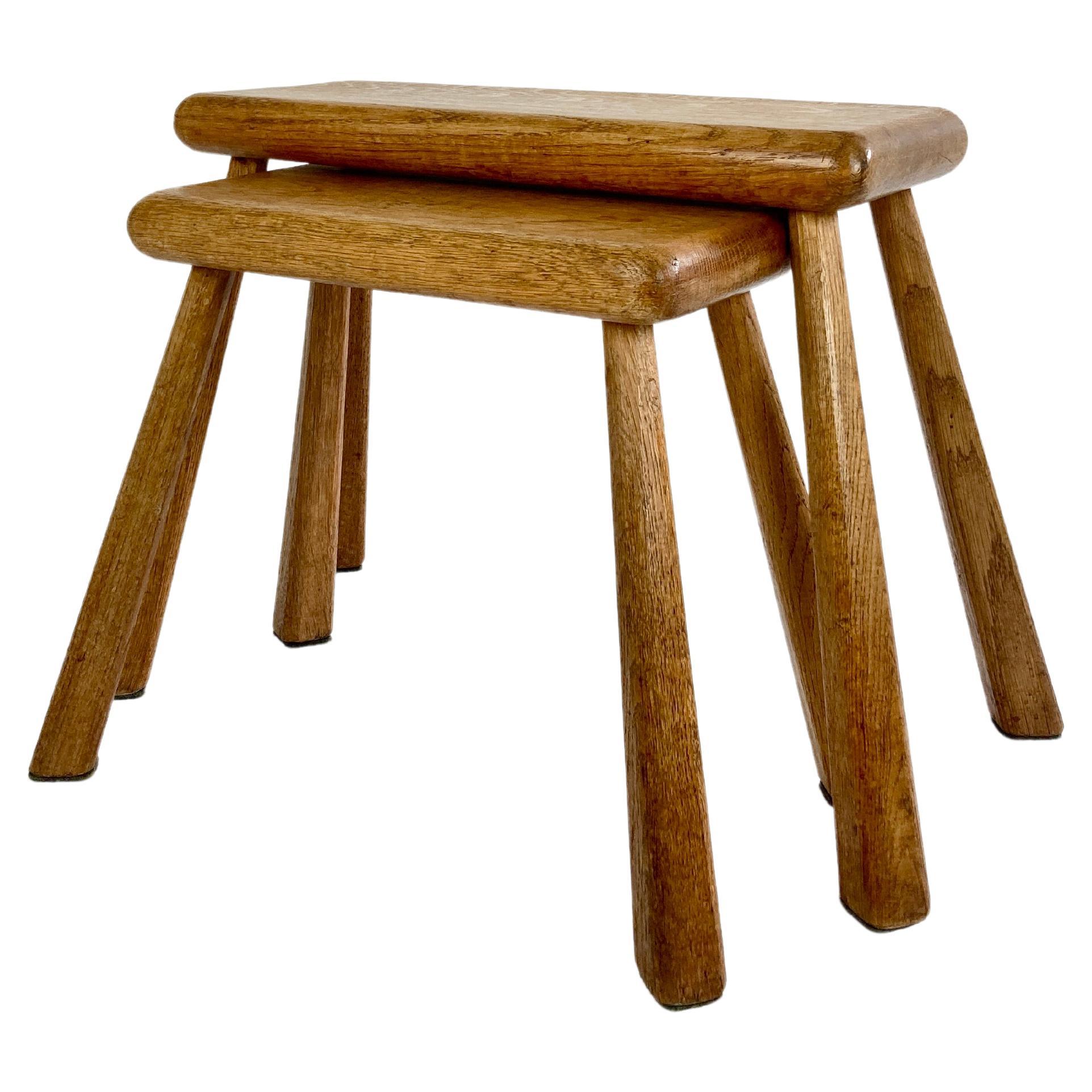 Dutch Primitive Bark Edge Stool / Side Table For Sale at 1stDibs