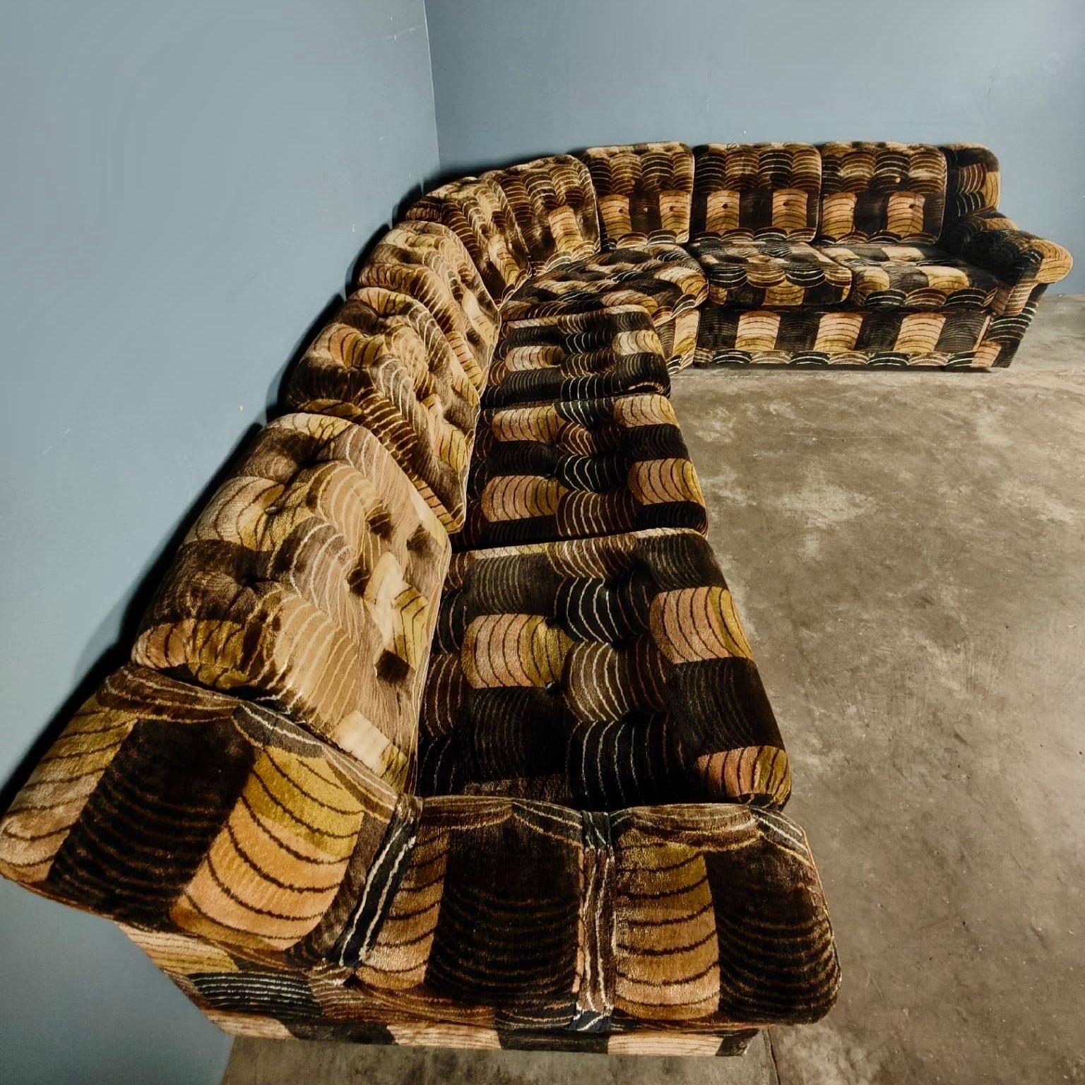 Mid Century Dux Corner Modular Sofa and Matching Armchair Vintage Retro ...