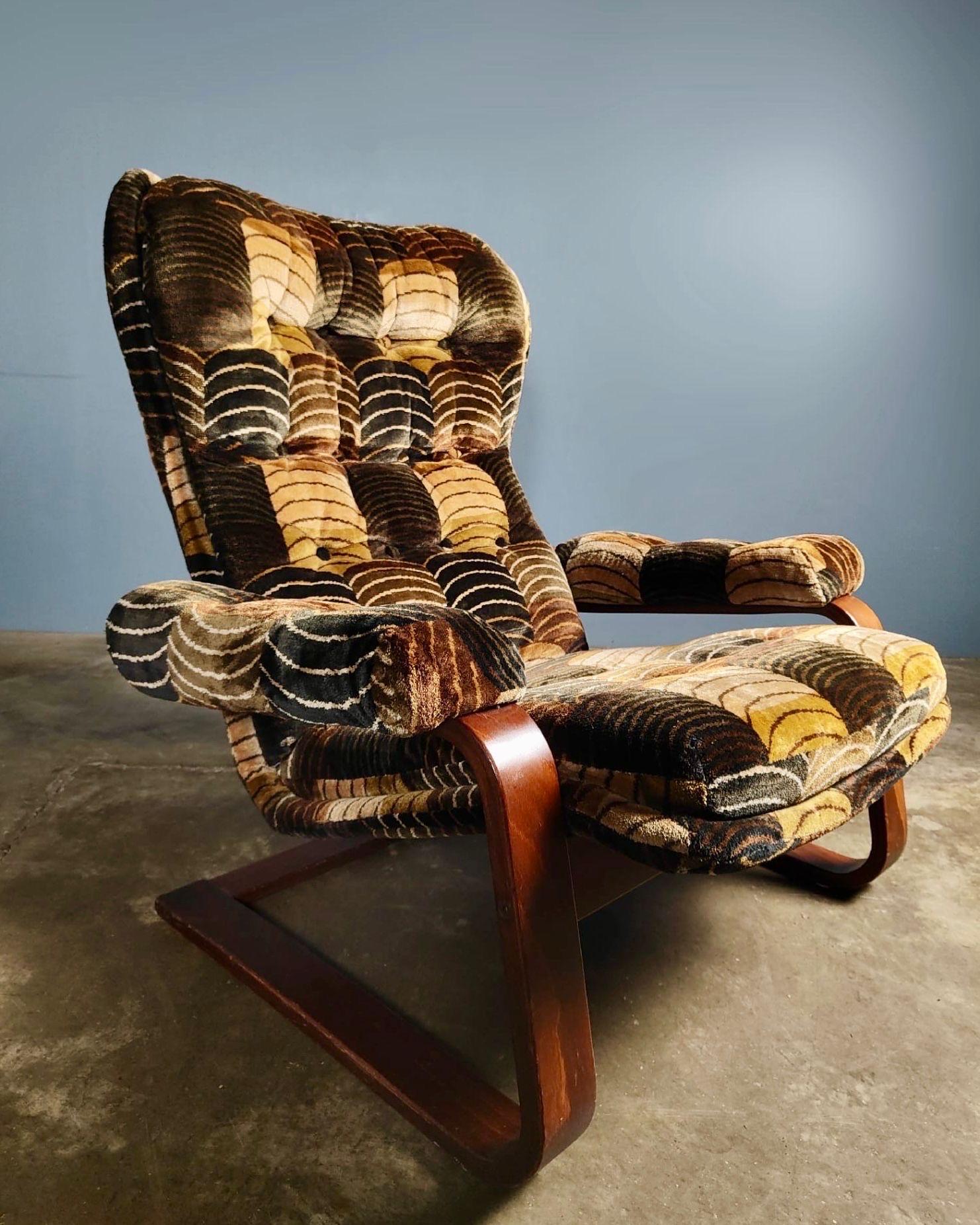 Mid Century Dux Corner Modular Sofa and Matching Armchair Vintage Retro ...