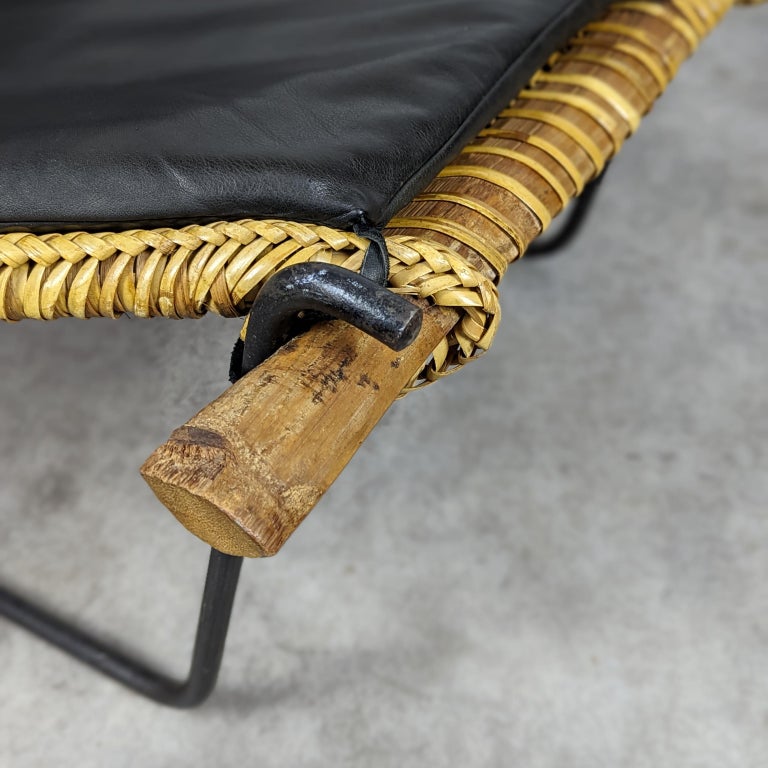 Mid Century "Duyan" lounge chair by John Risley for Ficks Reed For Sale ...