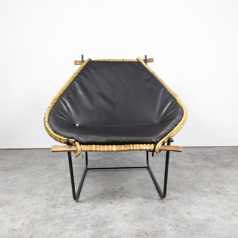 Mid Century "Duyan" lounge chair by John Risley for Ficks Reed For Sale ...