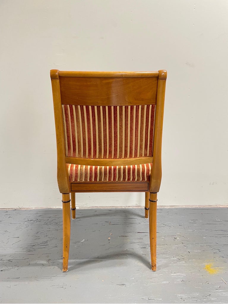 Mid Century Empire Regency Neo-Classical Chairs Biedermeier Style, a ...