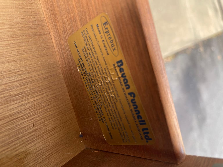 Mid-Century English Bevan Funnell Ltd. Campaign Style Partners Desk at ...