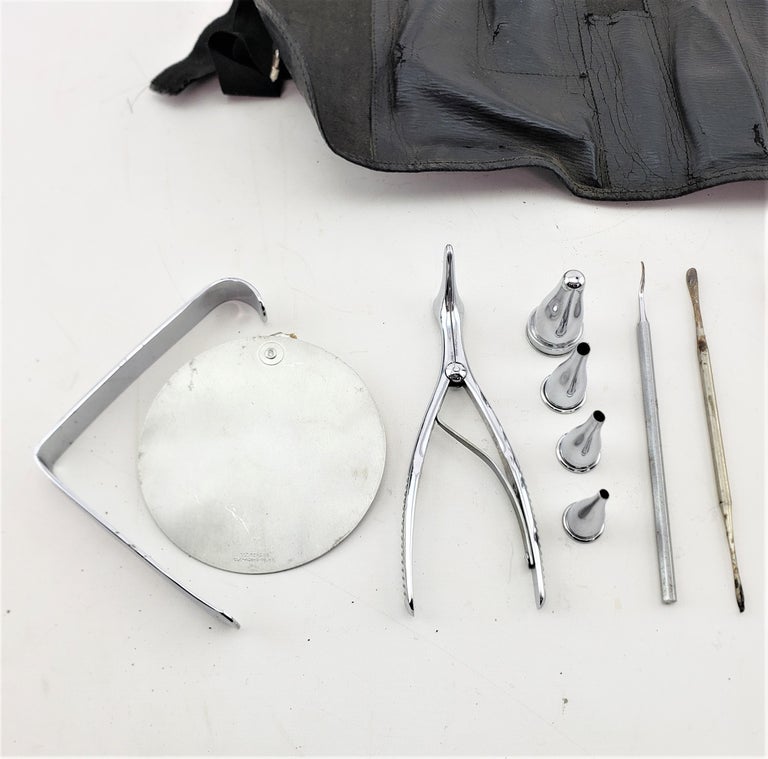 Mid-Century Era Assorted Medical Doctor's Field Examination Instrument ...