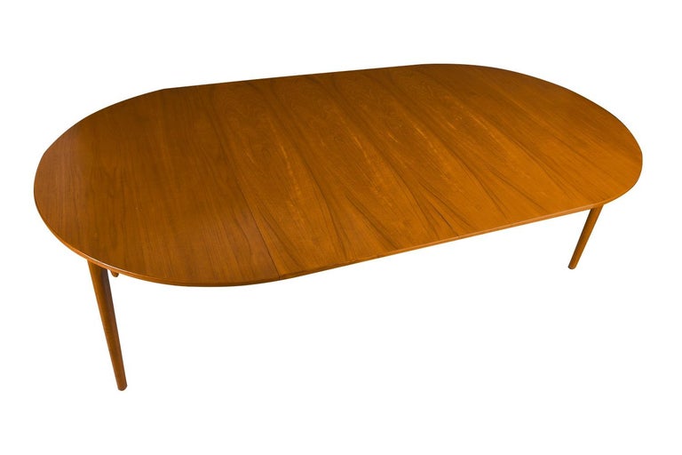 Mid Century Erik Buch for Povl Dinesen Danish Teak Extendable Dining ...
