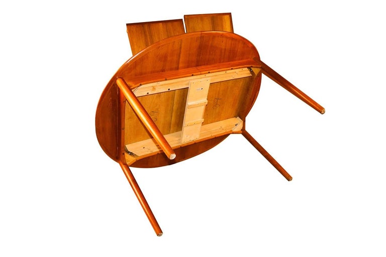 Mid Century Erik Buck for Povl Dinesen Danish Teak Extendable Dining ...