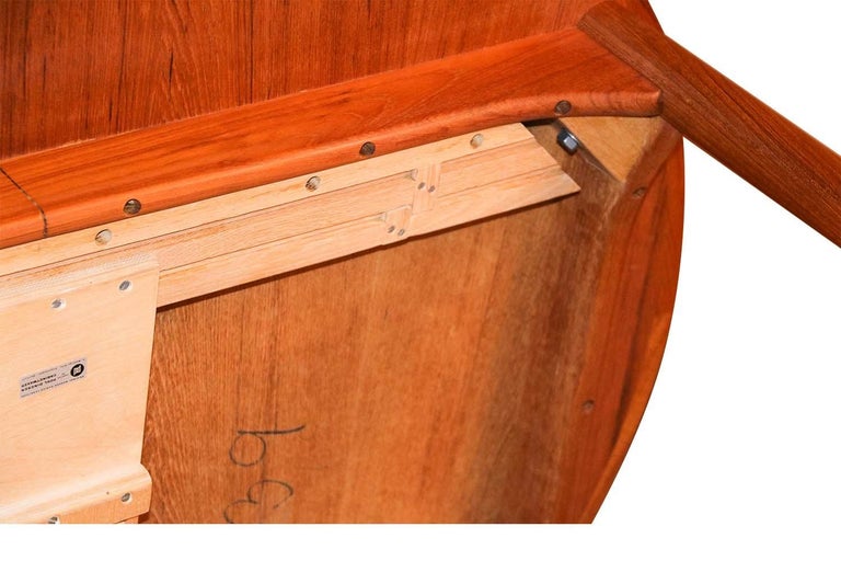 Mid Century Erik Buck for Povl Dinesen Danish Teak Extendable Dining ...