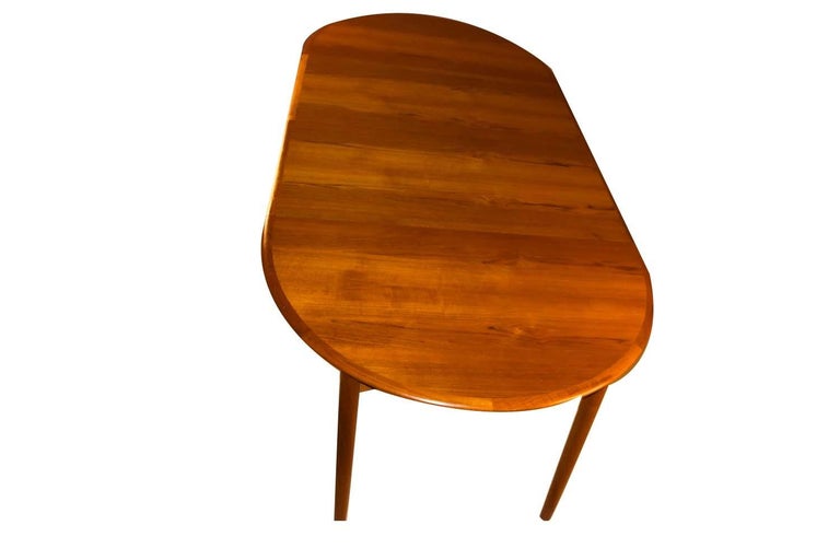 Mid Century Erik Buck for Povl Dinesen Danish Teak Extendable Dining ...