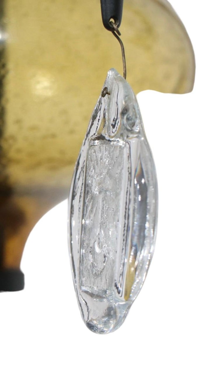 Mid Century Erik Hoglund Body Nova Chandelier Made in Denmark C. 1950's ...