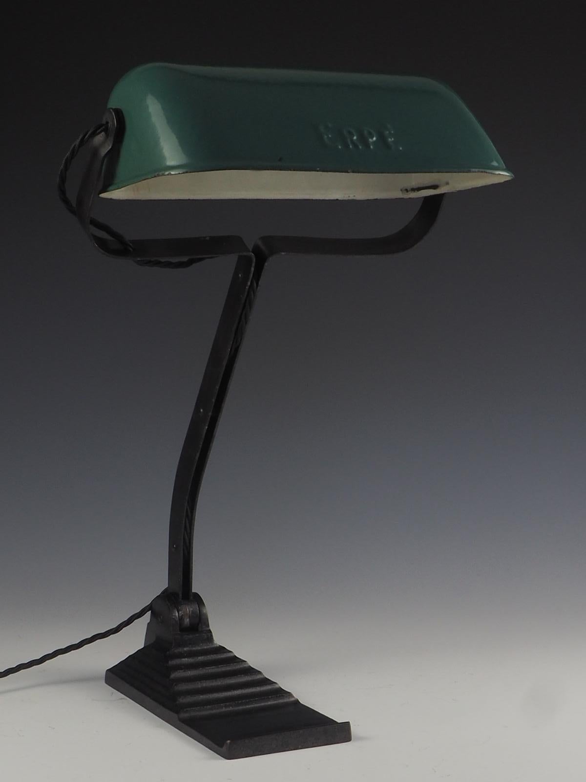 Mid Century Erpe Desk Lamp Belgium Vintage Industrial For Sale at 1stDibs