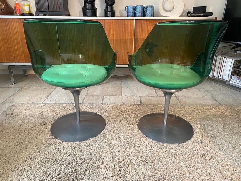 Mid-Century Erwine and Estelle Laverne Champagne Chairs, 1957 For Sale ...