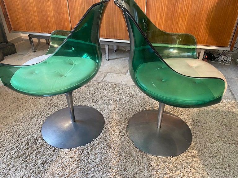 Mid-Century Erwine and Estelle Laverne Champagne Chairs, 1957 For Sale ...