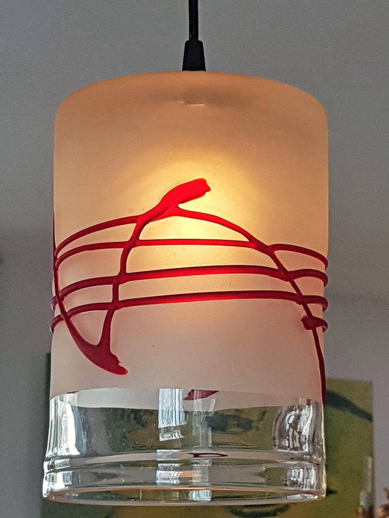 Mid-Century Esperia Murano Pendant Chandelier Angelo Brotto, Italy ...
