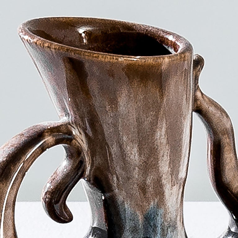 Mid-Century European Glazed Vase For Sale at 1stDibs