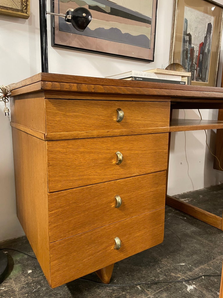 Mid Century Expandable Desk at 1stDibs | expandable desk table ...