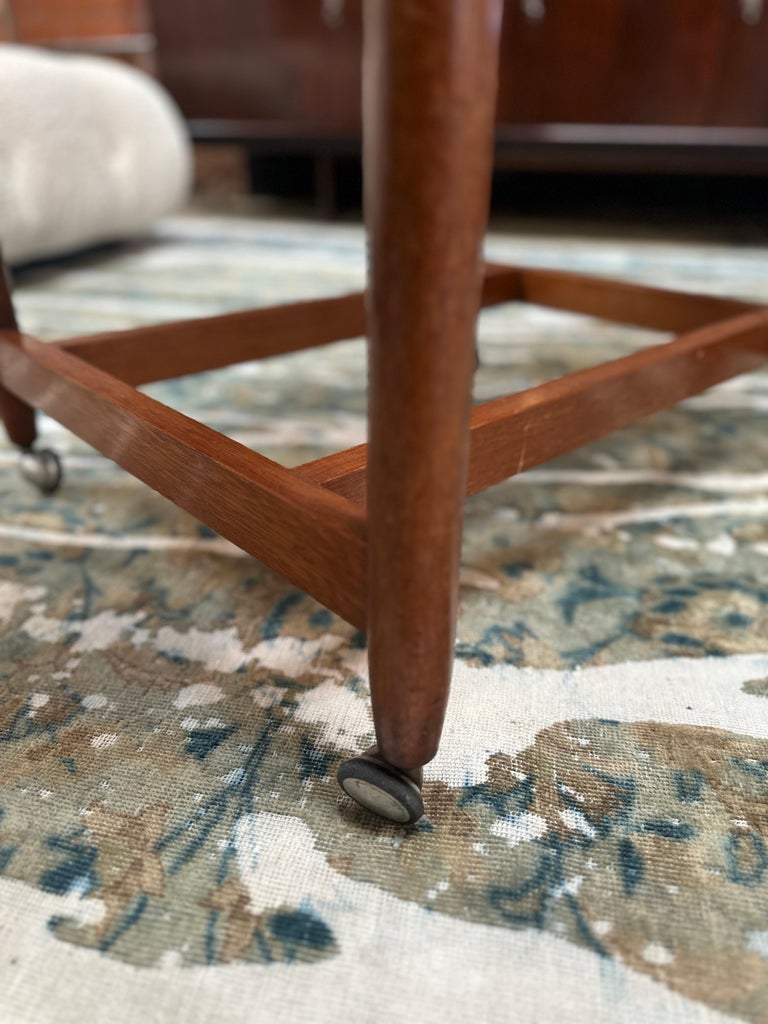 Mid Century Expandable Wood Italian Coffee Table 1980s For Sale at 1stDibs