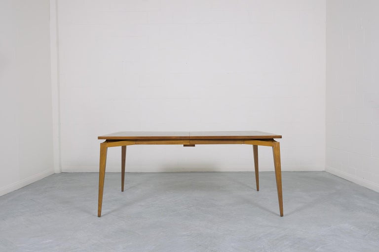 Vintage 1960s Mid-Century Modern Extendable Dining Table For Sale at ...