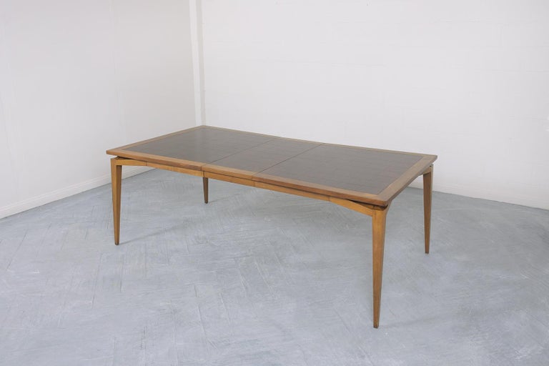 Vintage 1960s Mid-Century Modern Extendable Dining Table For Sale at ...