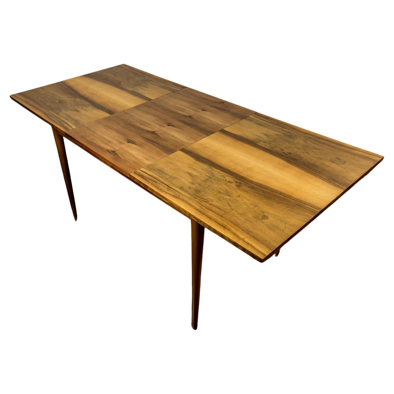Mid Century Modern Walnut Dining Table 1960's For Sale at 1stDibs