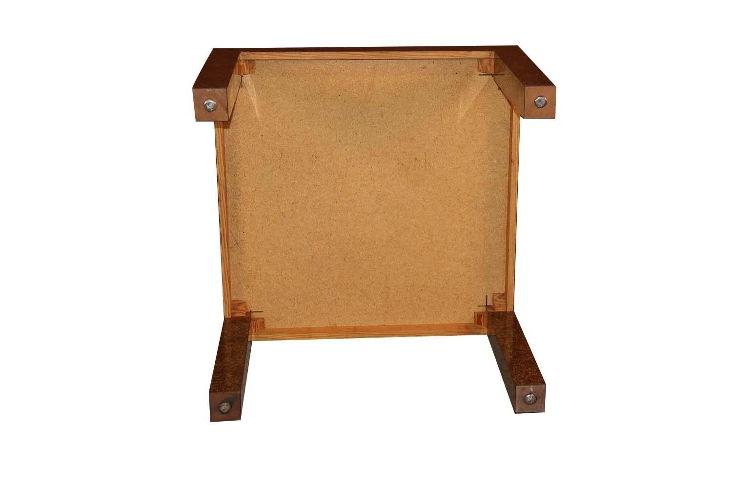 Midcentury Faux Tortoise Shell Parsons Style coffee End Game Table For ...