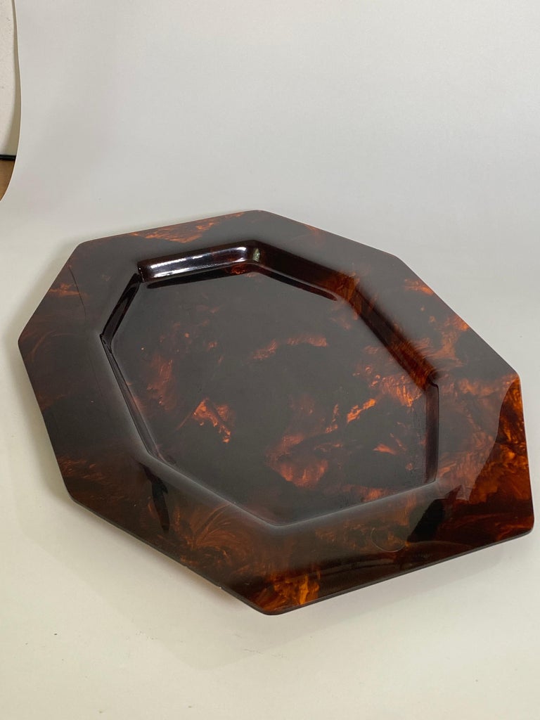 Mid-Century Faux Tortoise shell Tray Attributed Christian Dior, circa ...