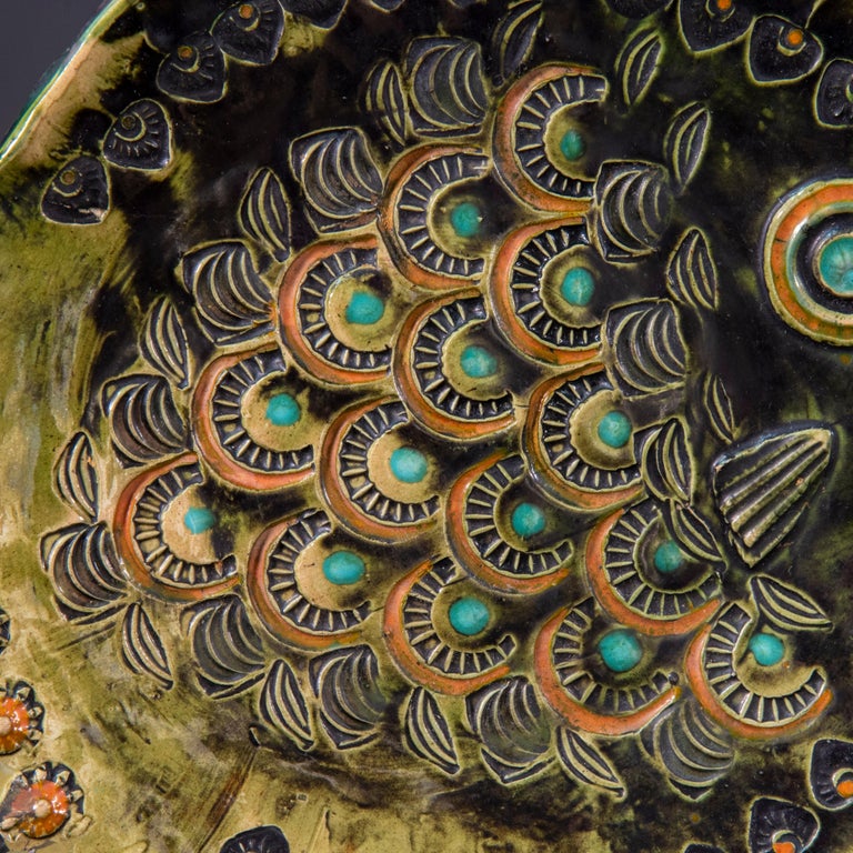 Mid-Century Fish Ceramic by Steven Barry Sykes For Sale at 1stDibs