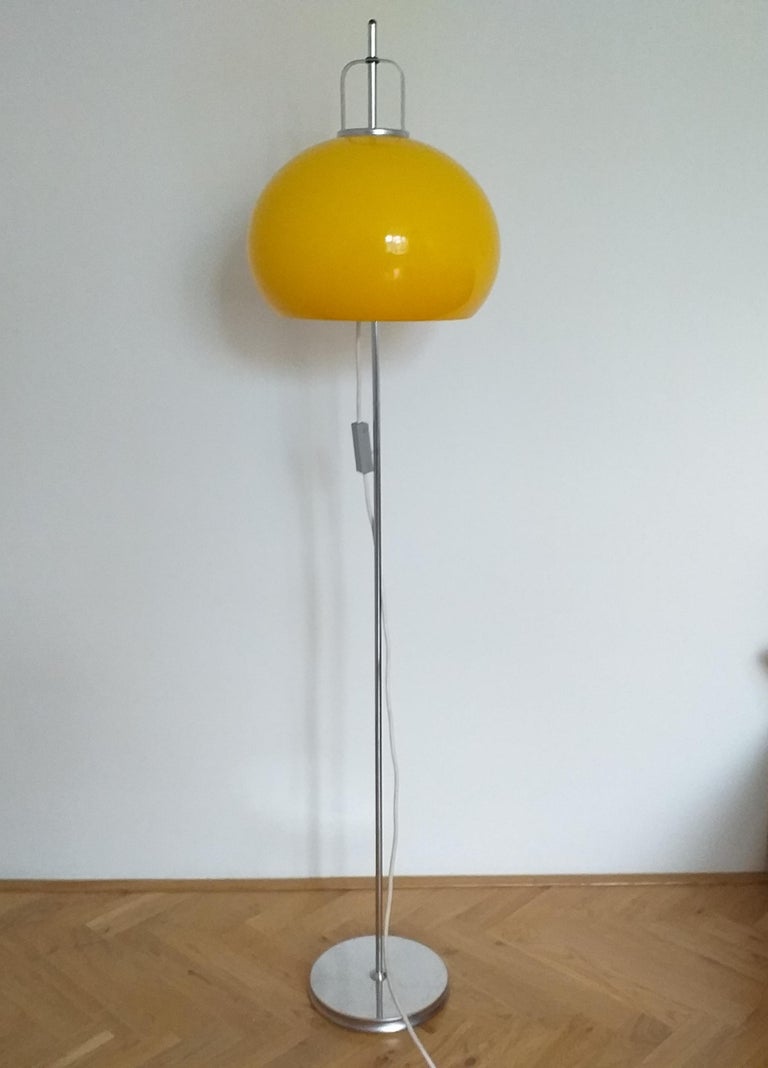 Midcentury Floor Lamp Meblo, Designed by Harvey Guzzini, 1970s at 1stDibs