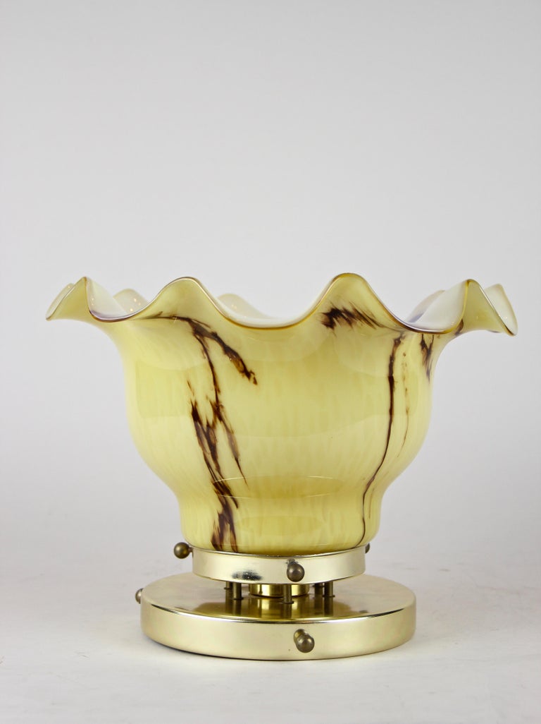 Midcentury Flush Mount Lightning, Austria, circa 1950 For Sale at 1stDibs