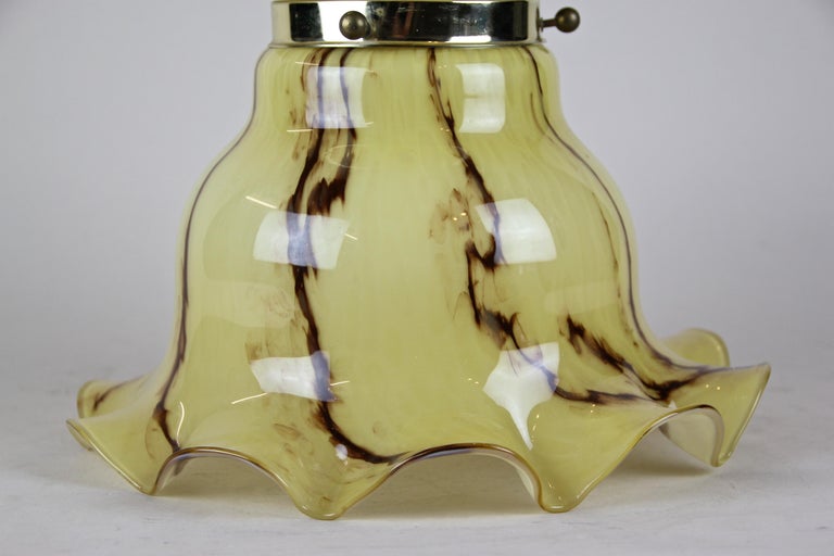 Midcentury Flush Mount Lightning, Austria, circa 1950 For Sale at 1stDibs