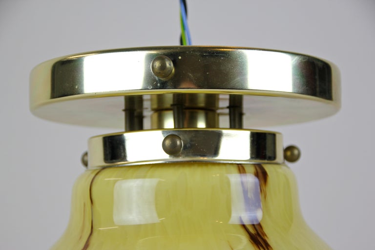 Midcentury Flush Mount Lightning, Austria, circa 1950 For Sale at 1stDibs