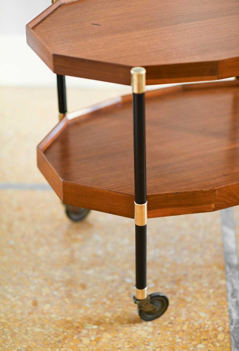Midcentury Food Holder Bar Trolley with Removable Tray, 1960 For Sale ...