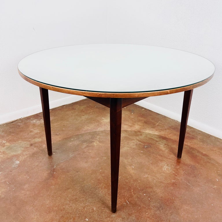 Mid-Century Formica Dining Table For Sale at 1stDibs