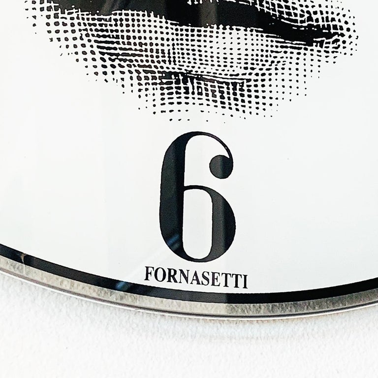 Midcentury Fornasetti Wall Clock For Sale at 1stDibs