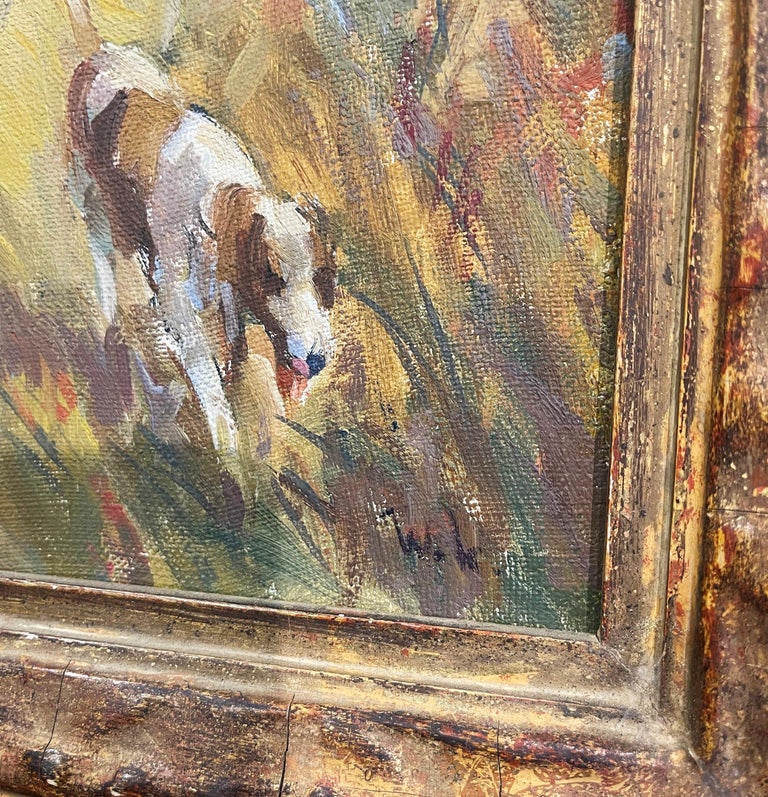 Mid-Century Framed Oil on Canvas Painting by Walter Krawiec For Sale at ...