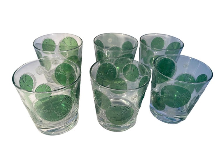 Mid-Century Fred Press Cocktail Set w/Raised and Textured Lime Slice ...