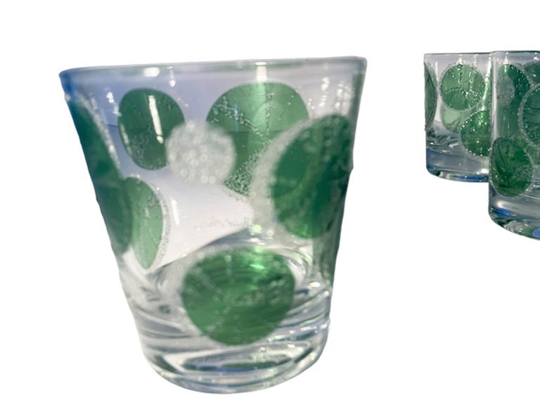 Mid-Century Fred Press Cocktail Set w/Raised and Textured Lime Slice ...
