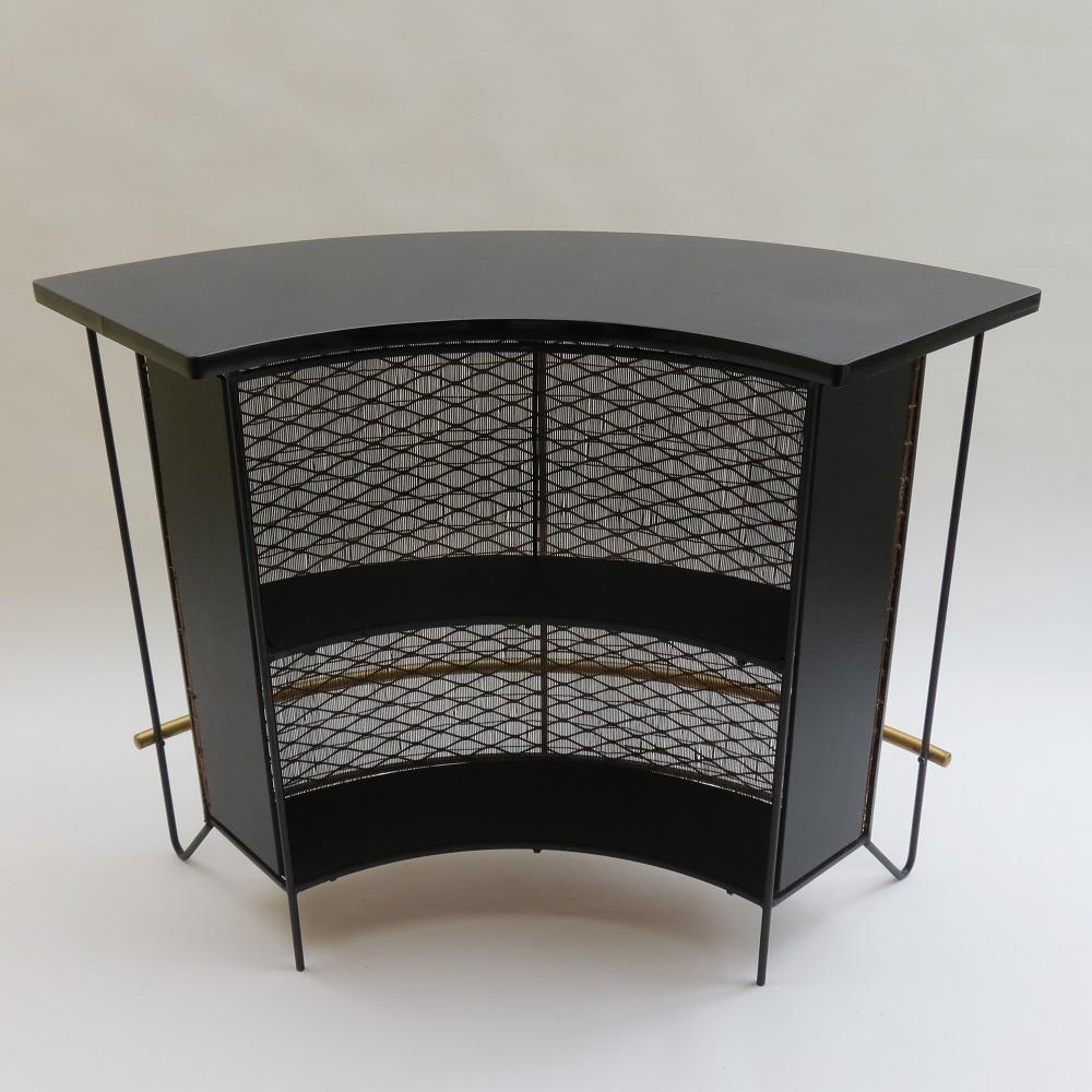 Mid-Century Freestanding Cocktail Drinks Bar Shop Counter, 1950s at 1stDibs