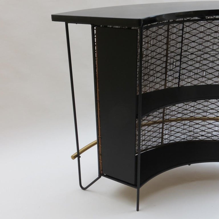 Mid-Century Freestanding Cocktail Drinks Bar Shop Counter, 1950s at 1stDibs