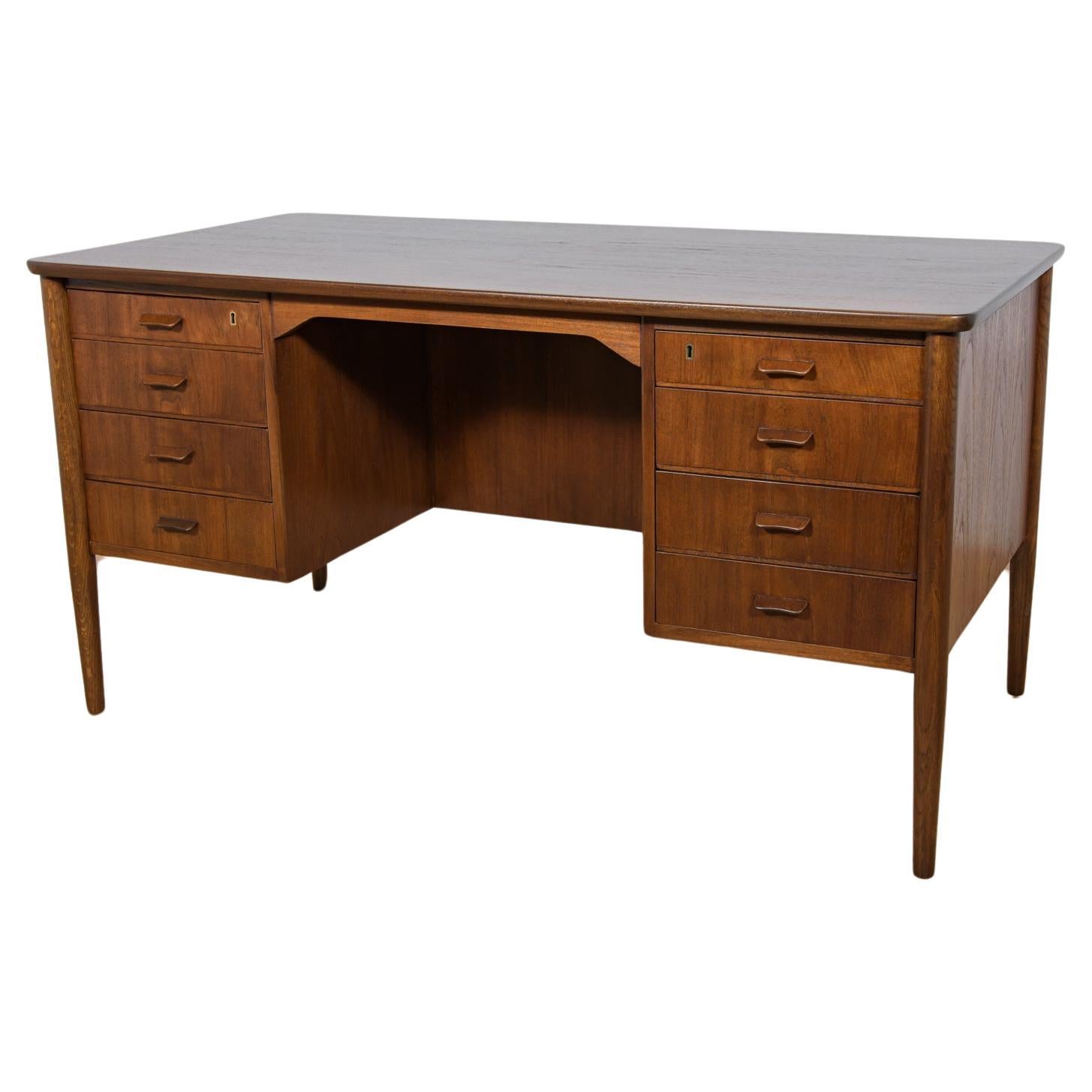 Noral Olson Kopenhavn Mid Century Danish Freestanding Desk Wall Unit at ...